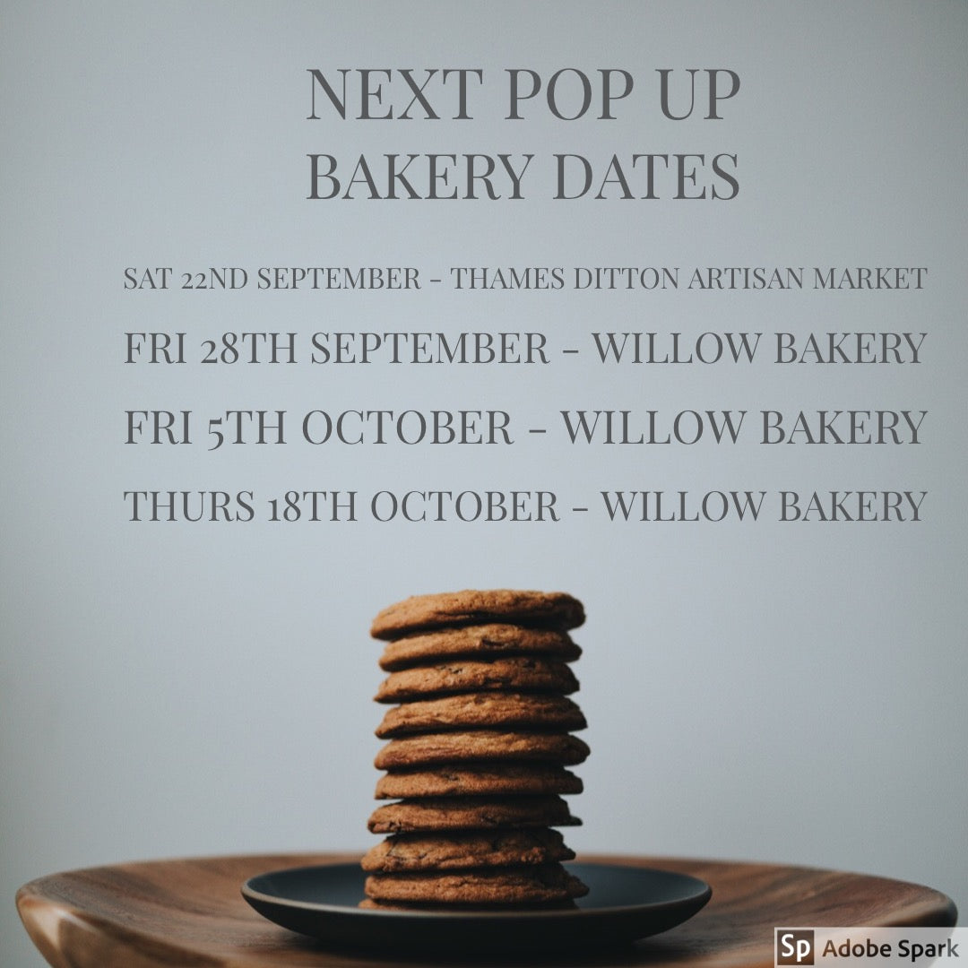 Where you can find me – Willow Bakery